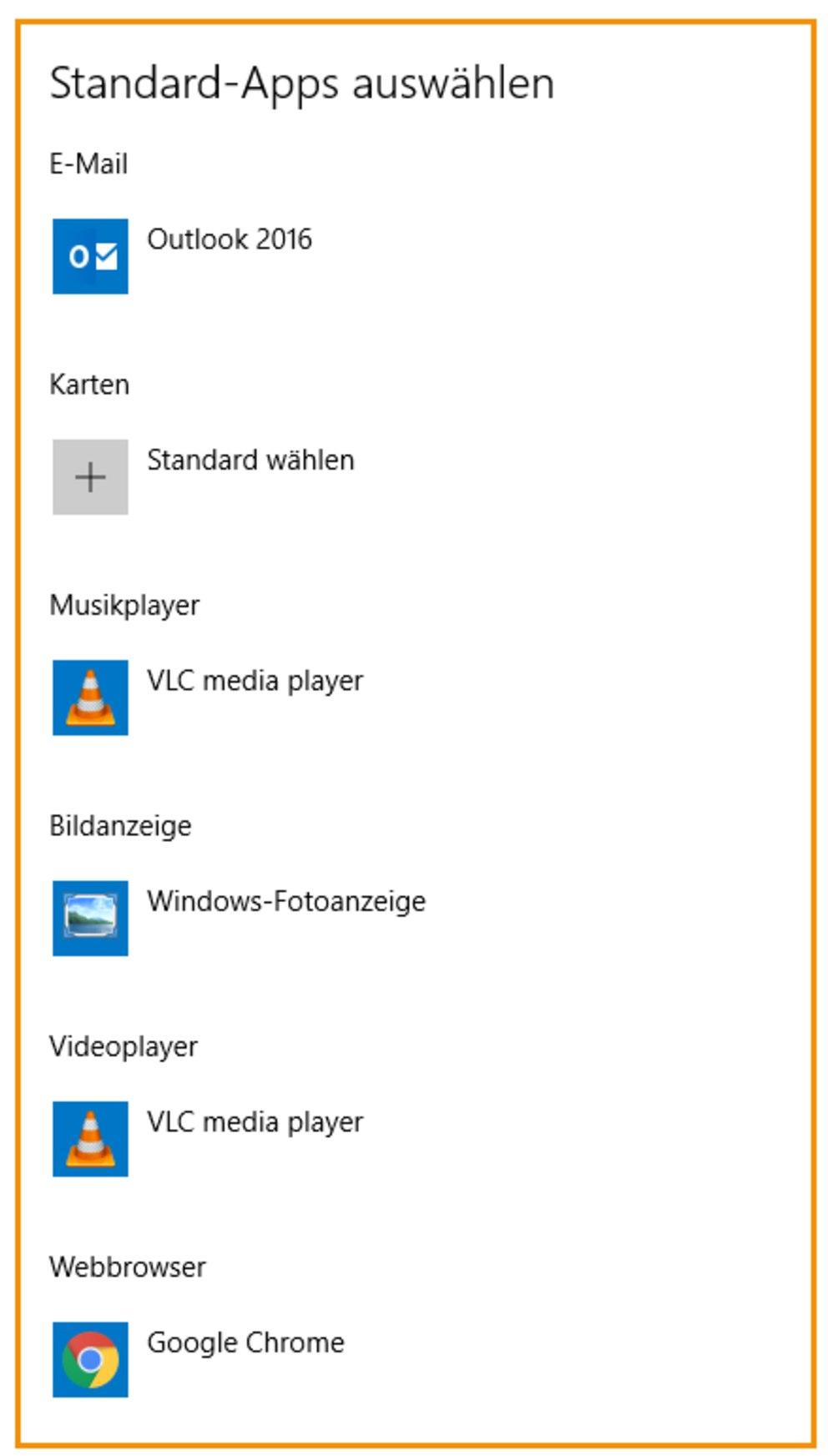 Standardprogramme festlegen • Universität Passau