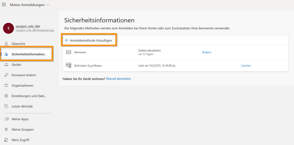 Microsoft Authenticator-App • University of Passau